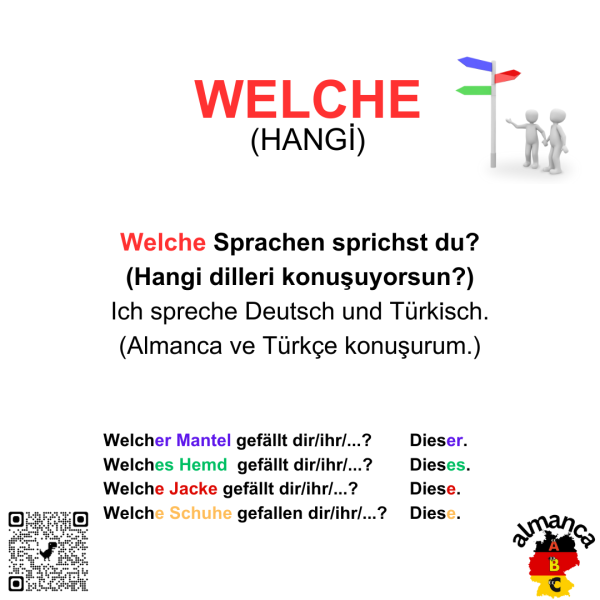 Almanca "Welche" W-Fragen Sorusunun Türkçe Çeviri Nedir?