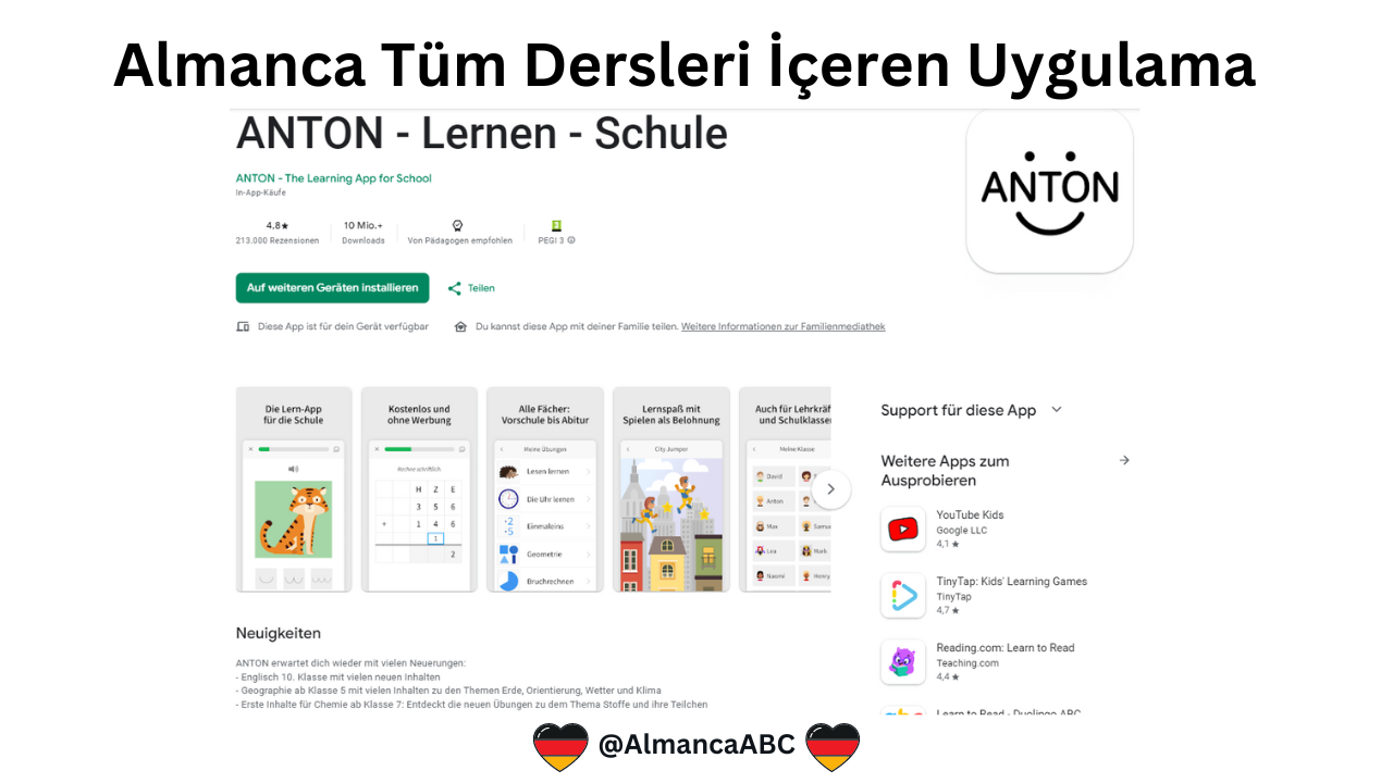 Almanca Dersler (İsimlerin Artikelleri & Örnek Cümleler)